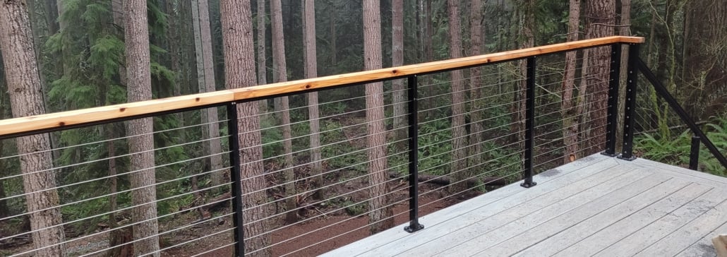Aluminum and Cable Railing | Seattle Deck Supply inc.
