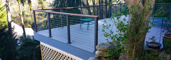 Aluminum and Cable Railing | Seattle Deck Supply inc.